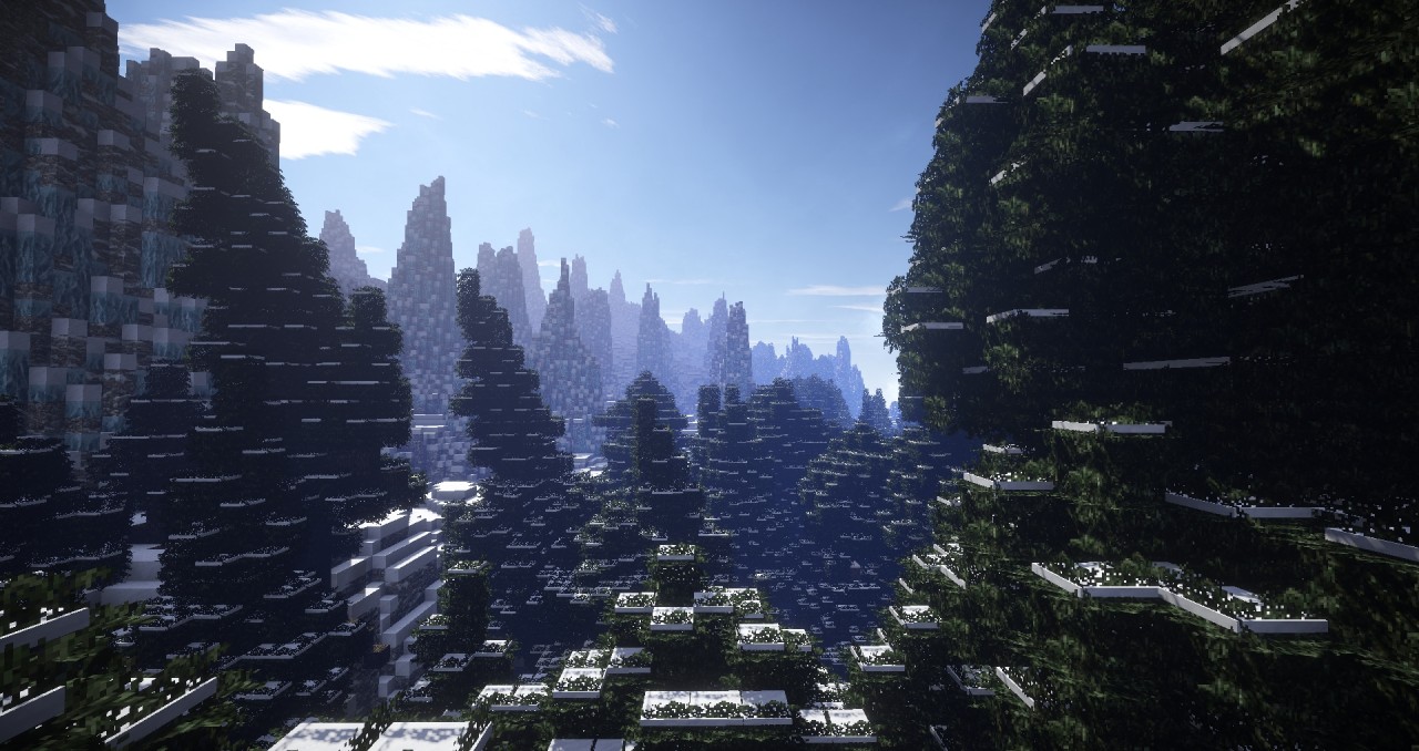 Ice-Biome Terraforming Minecraft Map
