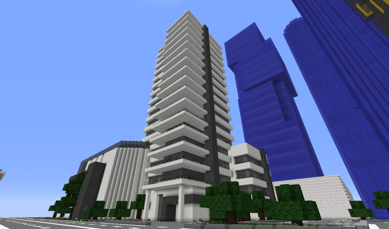 Modern Town Projekt Minecraft Map