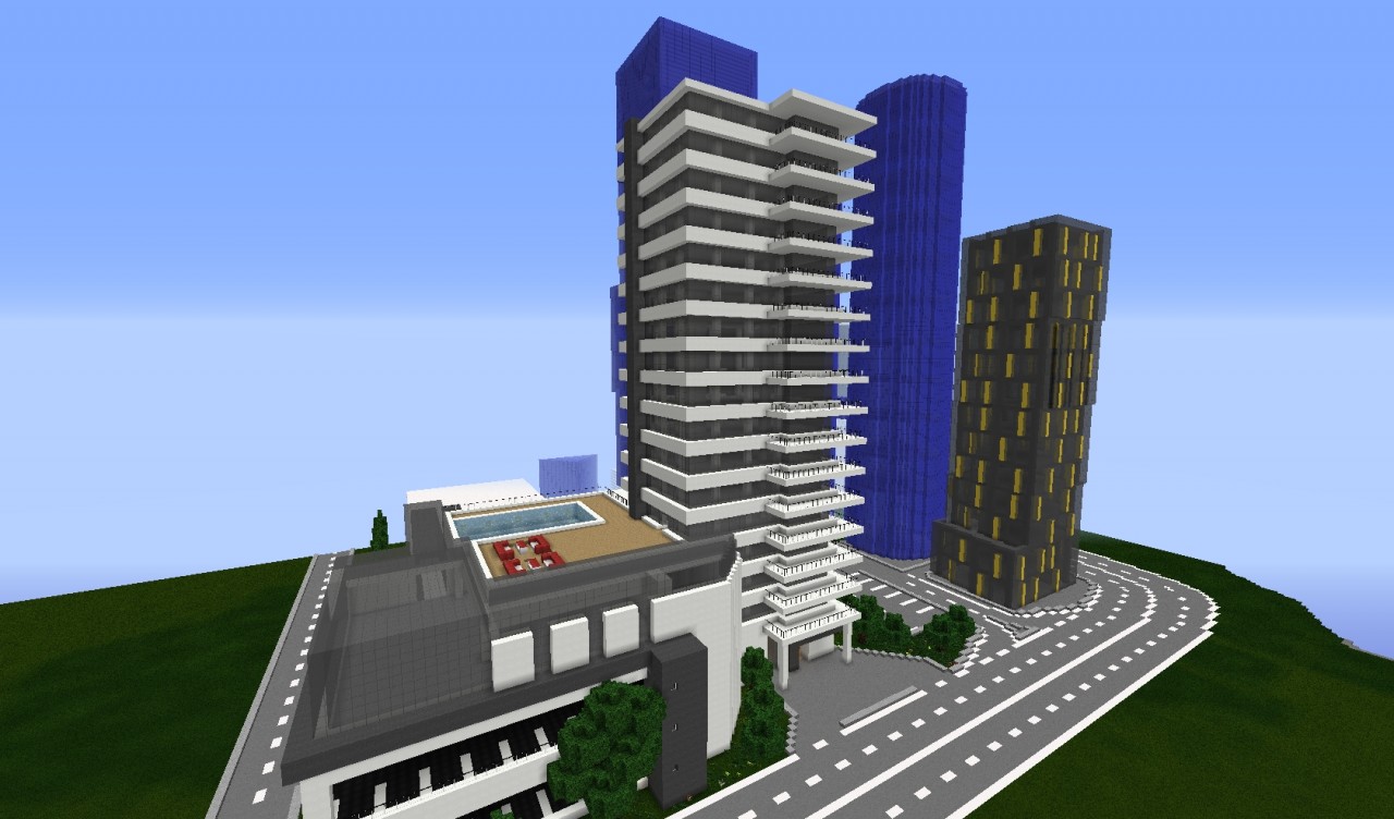 Modern Town Projekt Minecraft Map