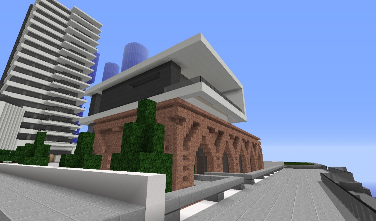 Modern Town Projekt Minecraft Map