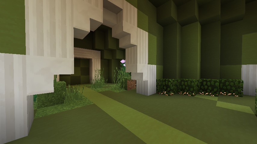 Green server lobby Minecraft Map
