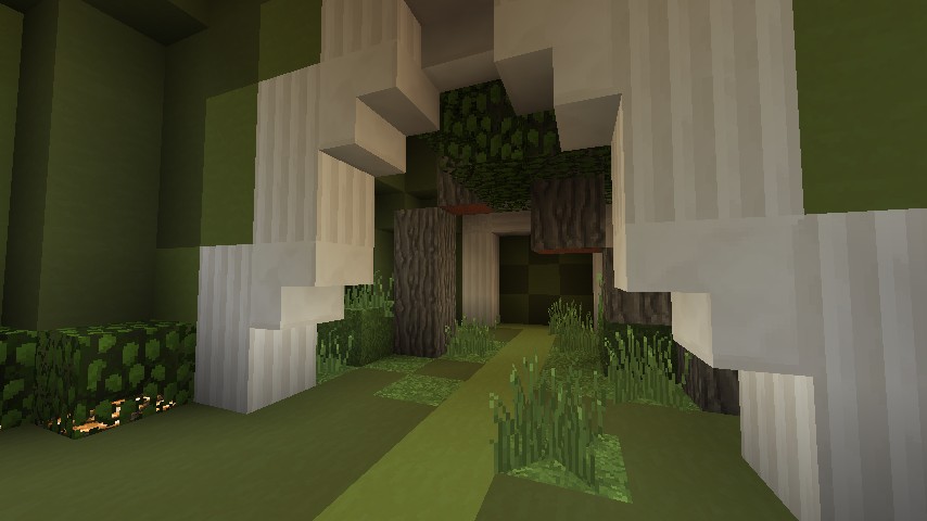 Green server lobby Minecraft Map