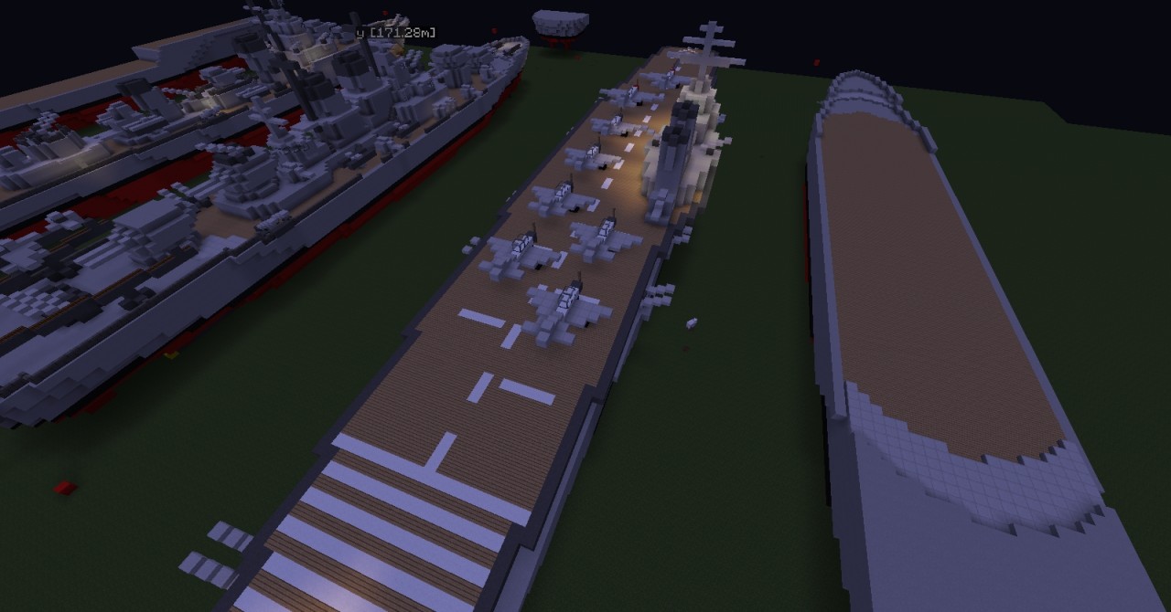 Aircraft Carrier ACV-03 Stryde Minecraft Map