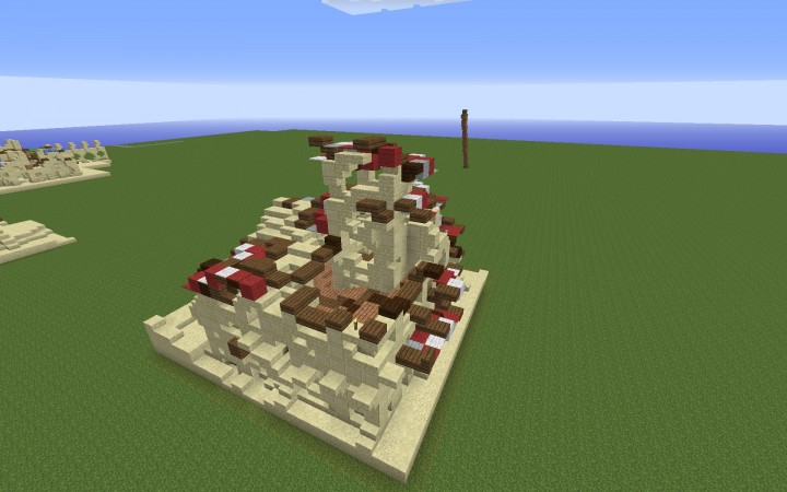 Map zombie survival desert Minecraft Map