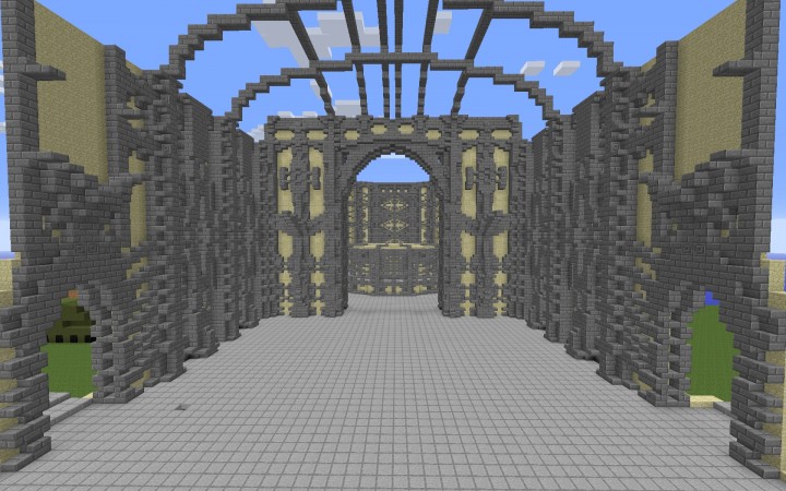 Map zombie survival desert Minecraft Map