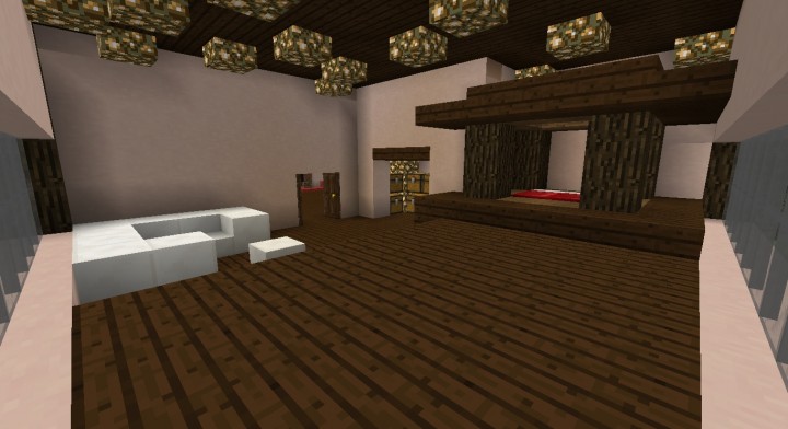 Clay and Dark Oak House Minecraft Map