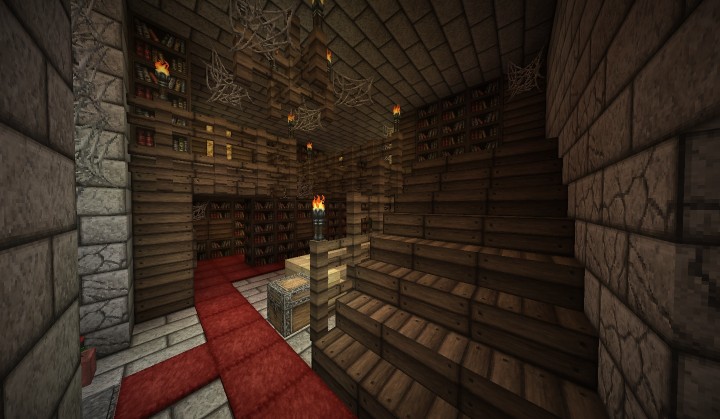 The Haunted Library - La Biblioteca Infestata Minecraft Map