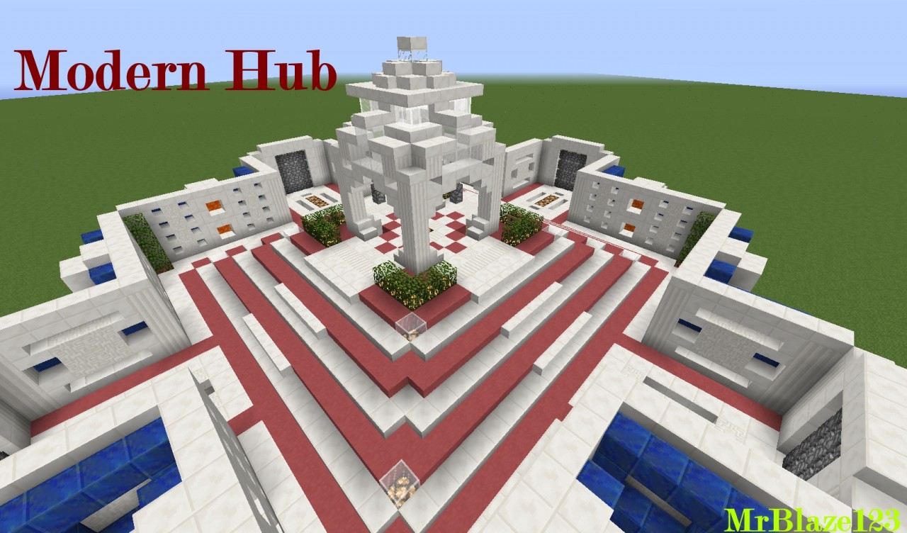 |Modern Hub| Minecraft Map