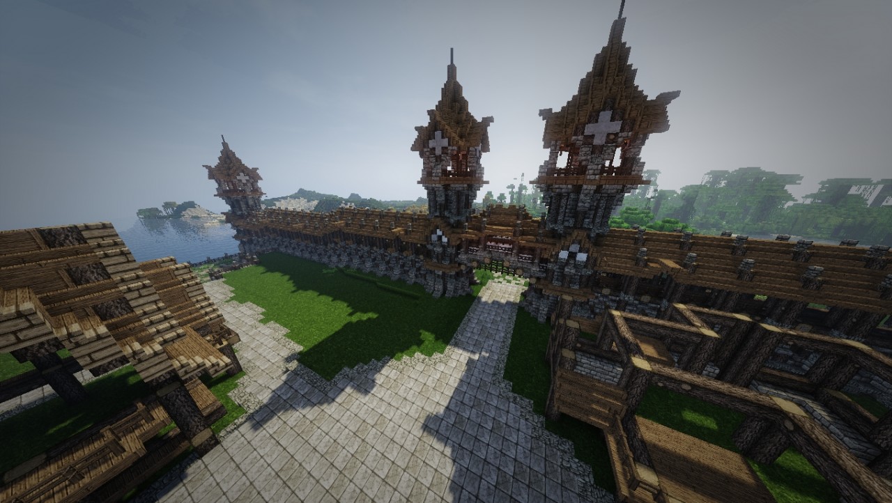 City gate/wall design Minecraft Map