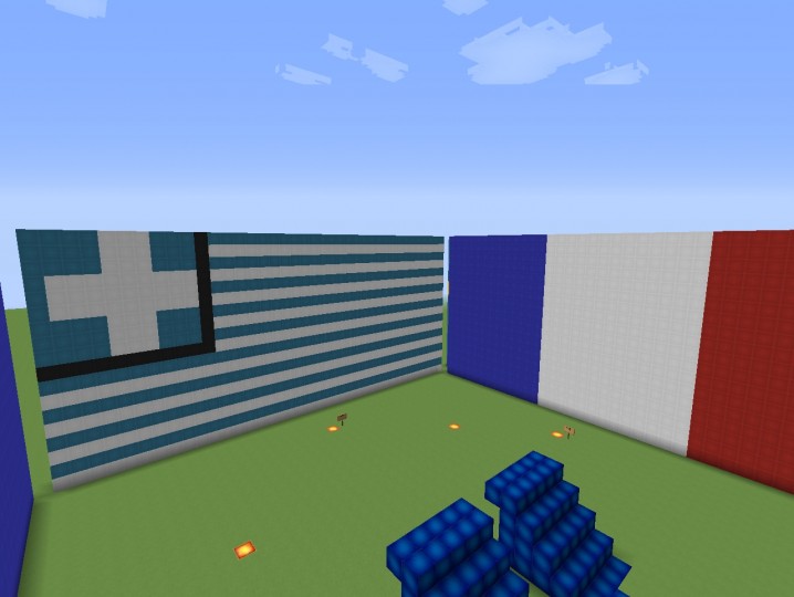 Some Flags of Europe Minecraft Map