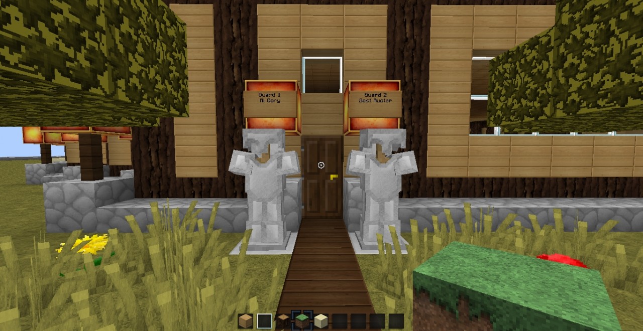 Small Log Mansion Minecraft Map