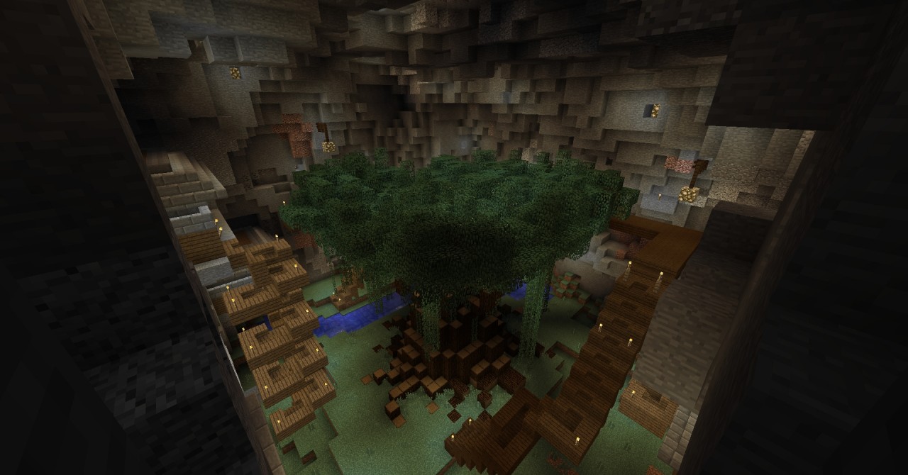 [Hub Creations] Underground Life Minecraft Map