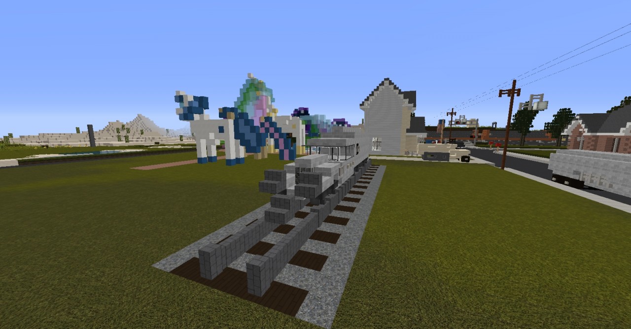 [Minecraft vehicles] The Gallopin' Goose Minecraft Map