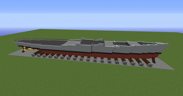 Fletcher-class Destroyer (Square Bridge Version) 1:1 Minecraft Map