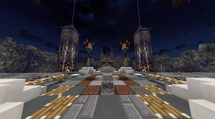 A simple but intricate hub Minecraft Map