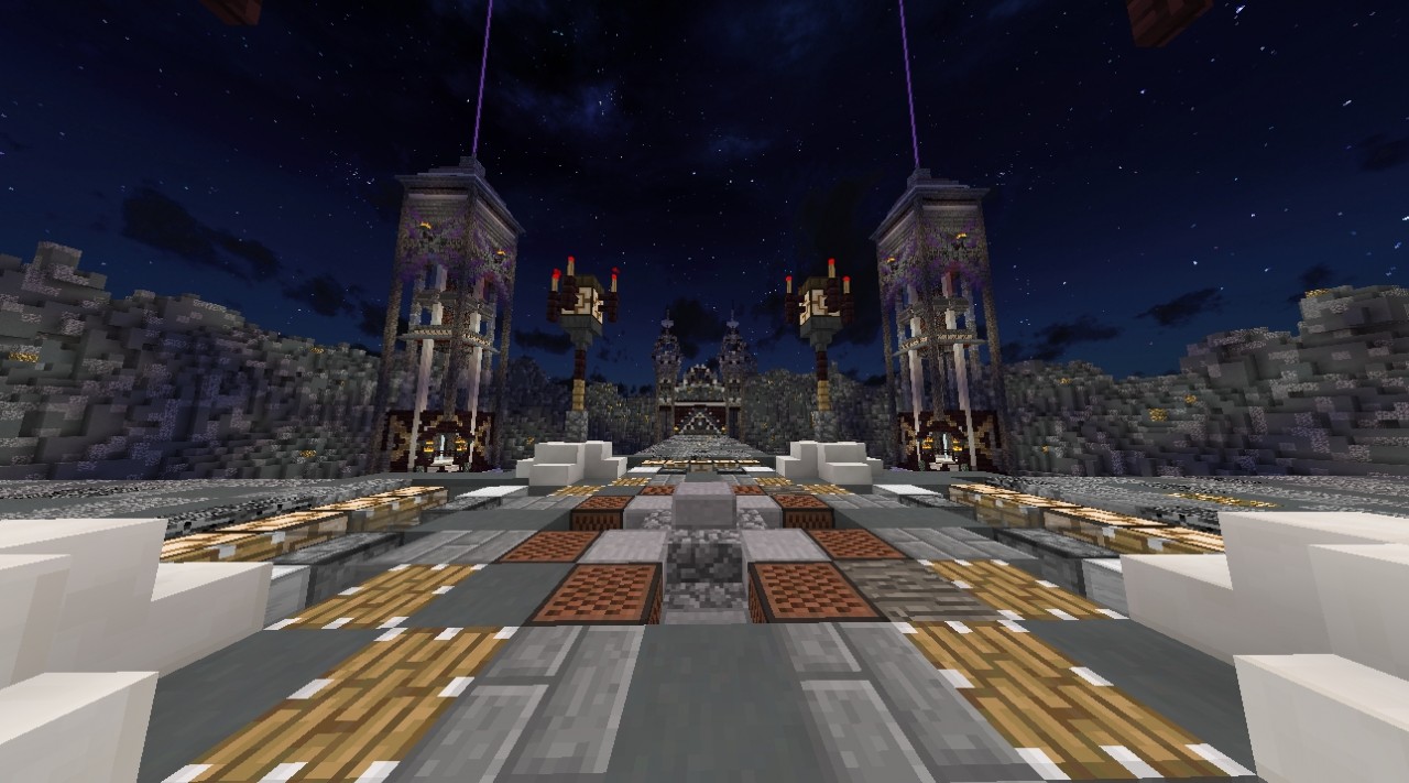 A simple but intricate hub Minecraft Map