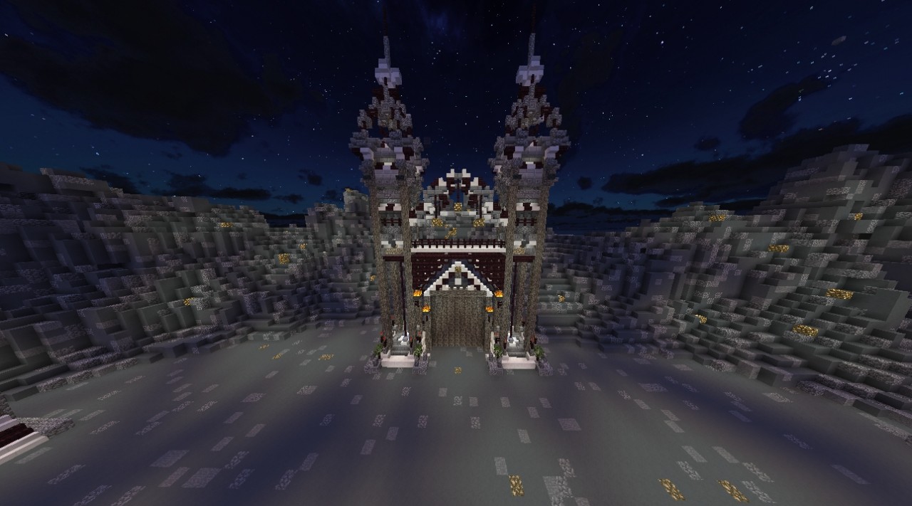 A simple but intricate hub Minecraft Map