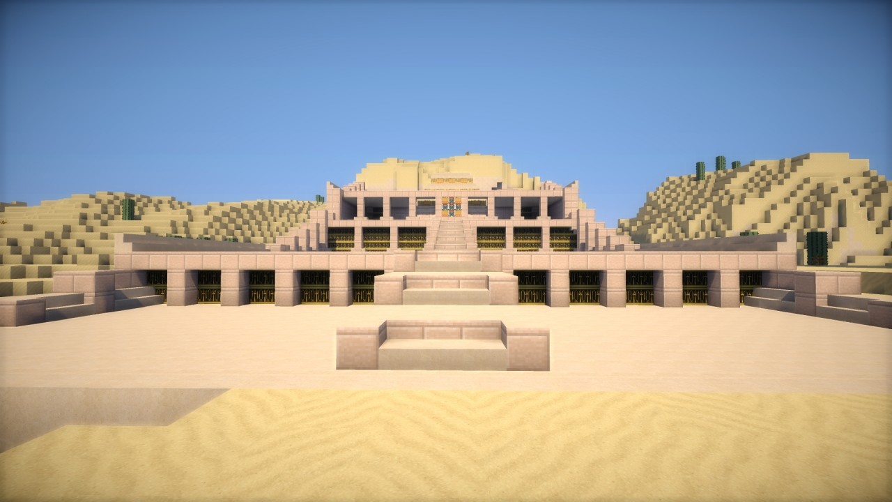Egypt: Hatsepsut Temple Minecraft Map