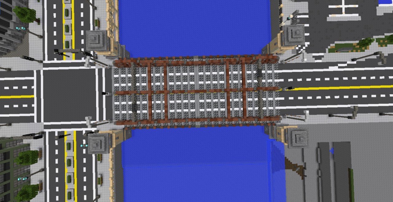 Chicago River-Style Drawbridge Minecraft Map