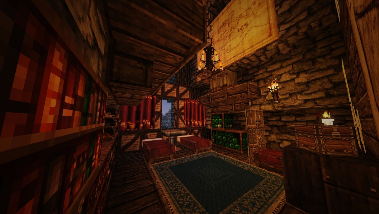 Mystic forest village Minecraft Map