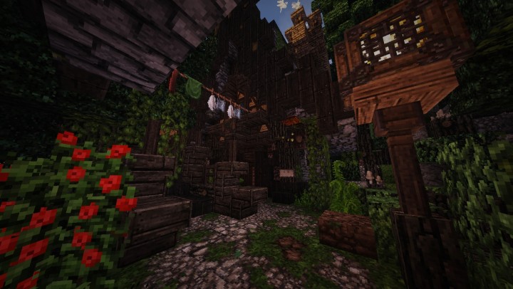 Mystic forest village Minecraft Map