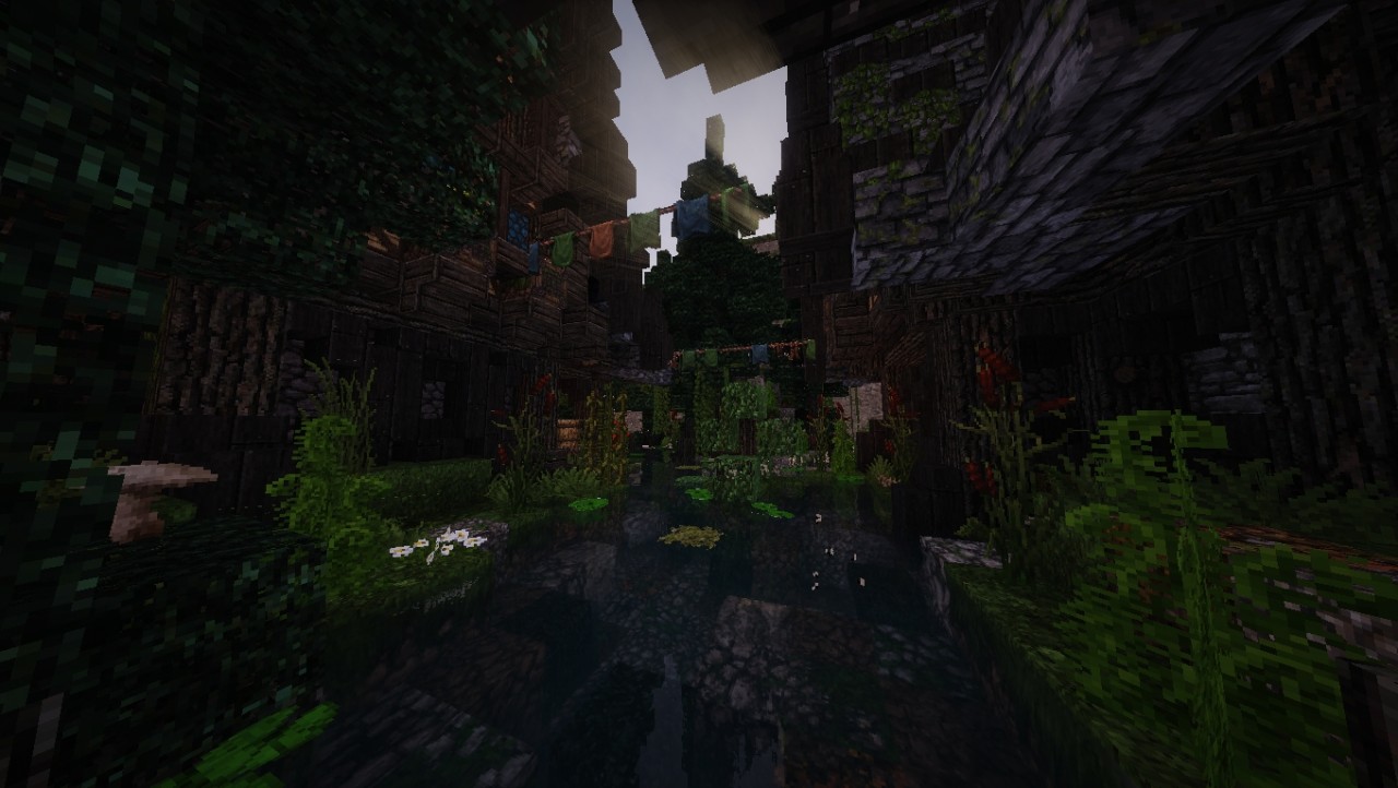Mystic forest village Minecraft Map