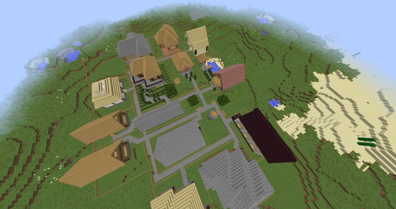 small village Minecraft Map