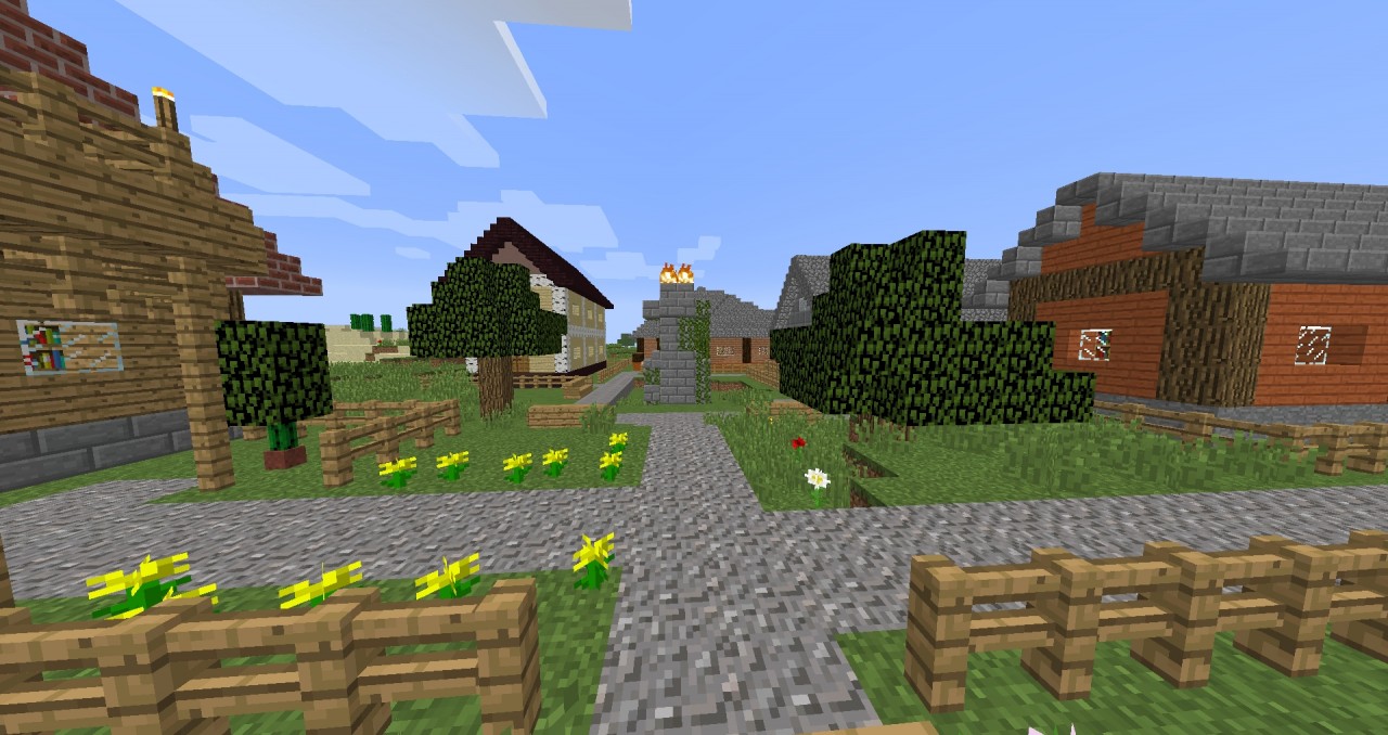small village Minecraft Map