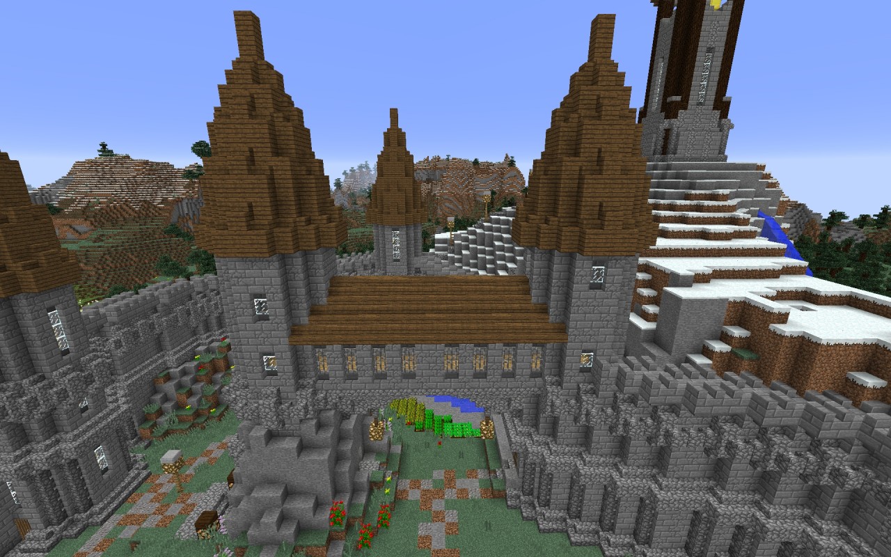 Mountain Castle Minecraft Map