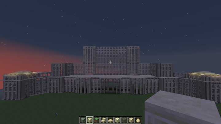 1.1 Romanian Parliment Building Minecraft Map