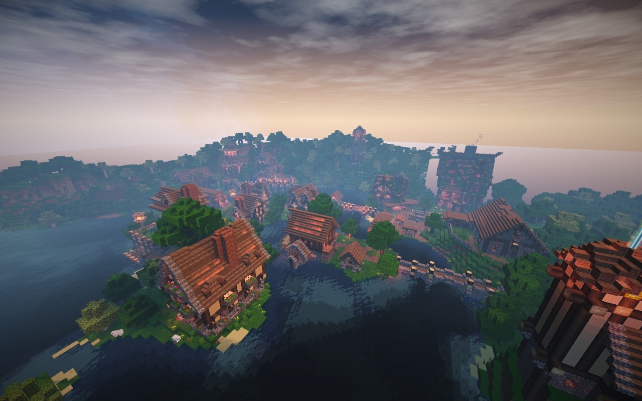 Dorf Goldental Minecraft Map