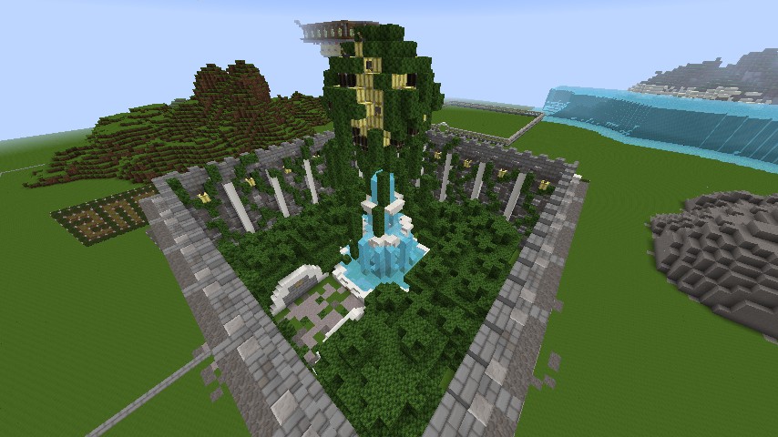 Overgrown Spawn Minecraft Map