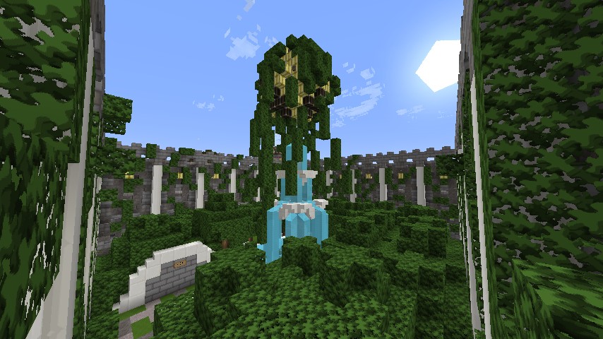 Overgrown Spawn Minecraft Map