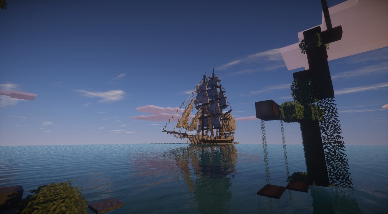 HMS Tempestuous | 5th Rate Frigate Minecraft Map