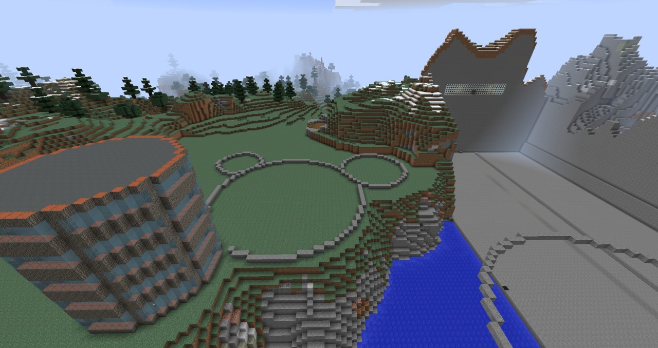 Theme Park Minecraft Map