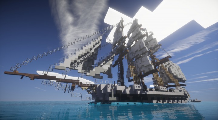 HMS Tempestuous | 5th Rate Frigate Minecraft Map