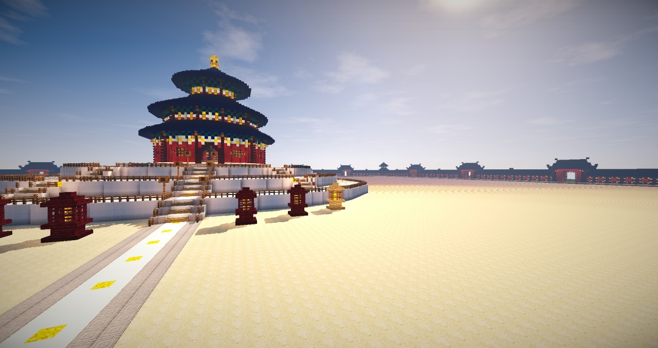 Temple du ciel / Sky Temple Minecraft Map