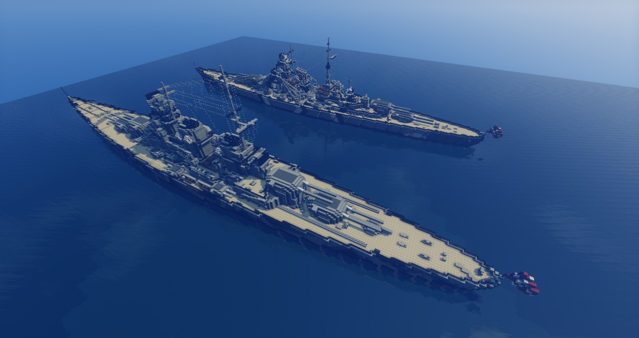 German Battleship: H-39 Minecraft Map