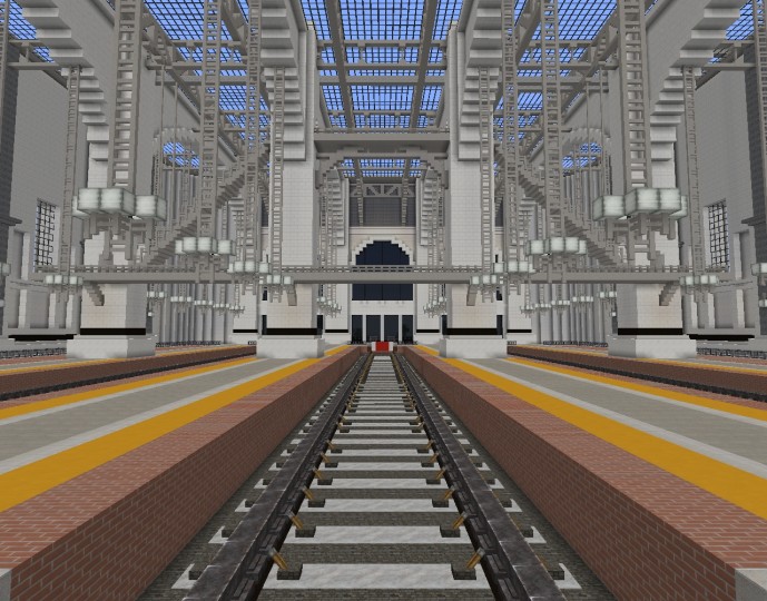 Joejin's City Pack -- Train Station Minecraft Map