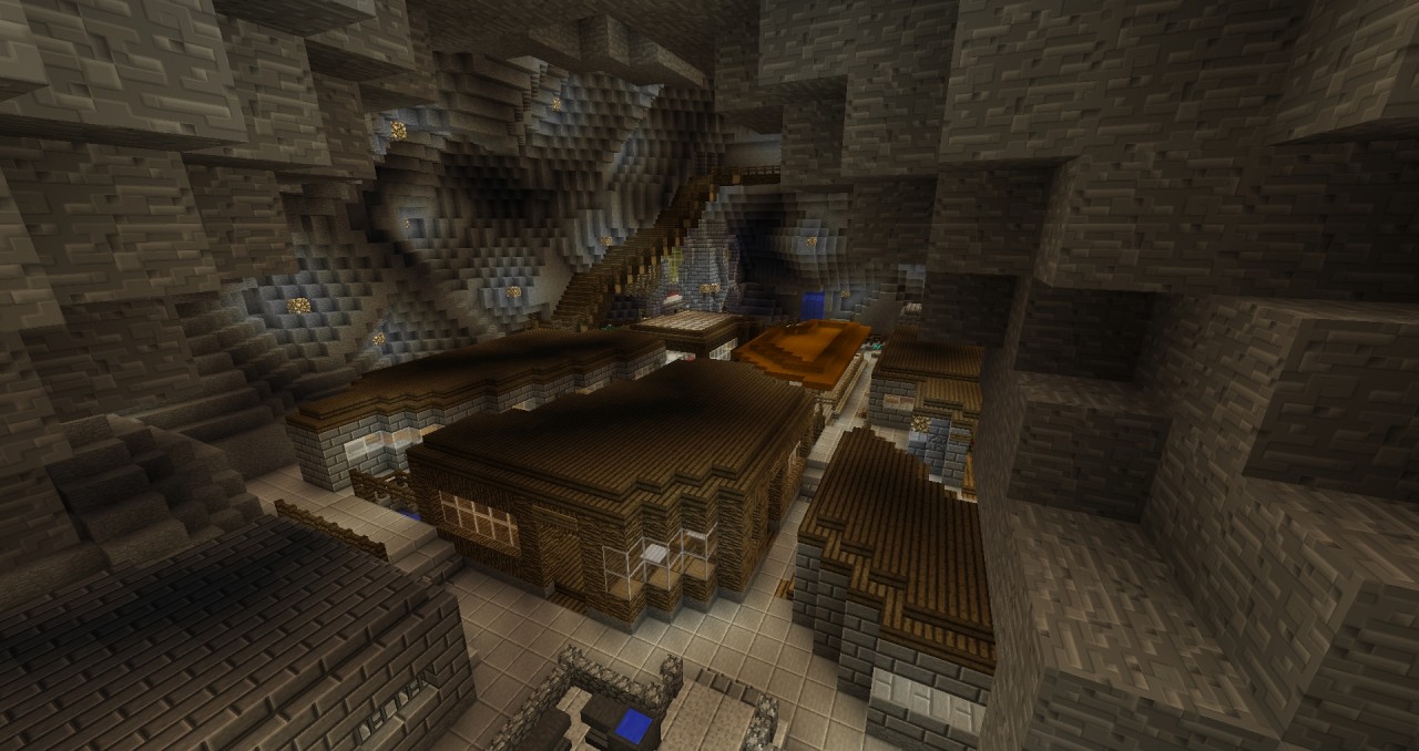 Underground city Minecraft Map