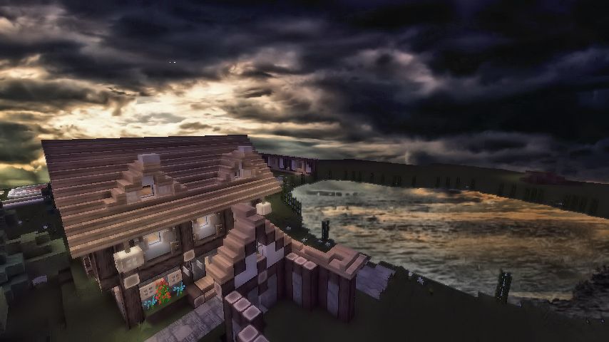 Medieval House/Windmill | Plot Build Minecraft Map