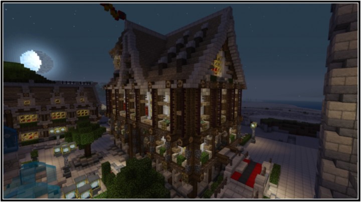MEDIEVAL TOWN :COUNCIL TOWN BUILDING Minecraft Map