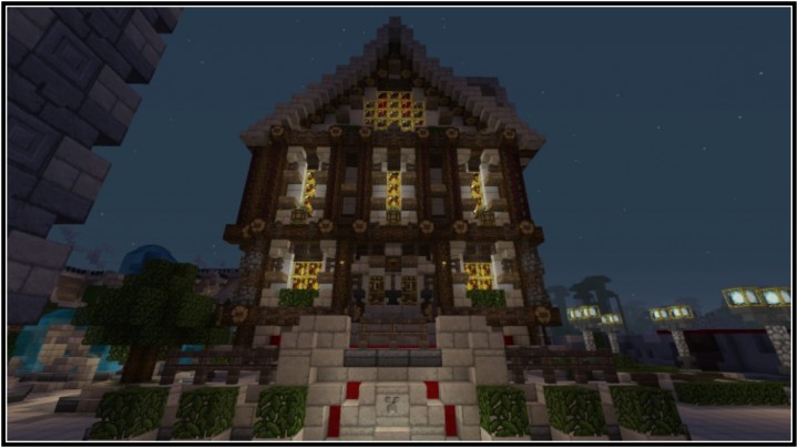 MEDIEVAL TOWN :COUNCIL TOWN BUILDING Minecraft Map