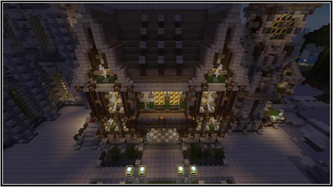 MEDIEVAL TOWN :COUNCIL TOWN BUILDING Minecraft Map