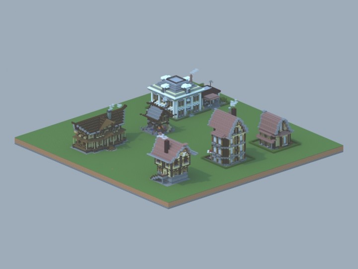 ♣ ♦ Master´s house collection ♦ ♣ [Added new houses(part 2)] Minecraft Map