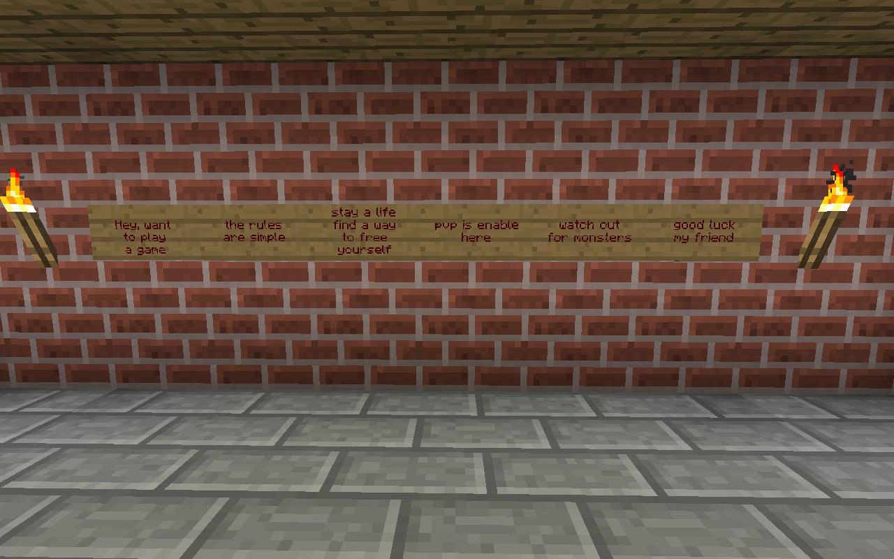 SAW(horror movie) - challenge room! Minecraft Map