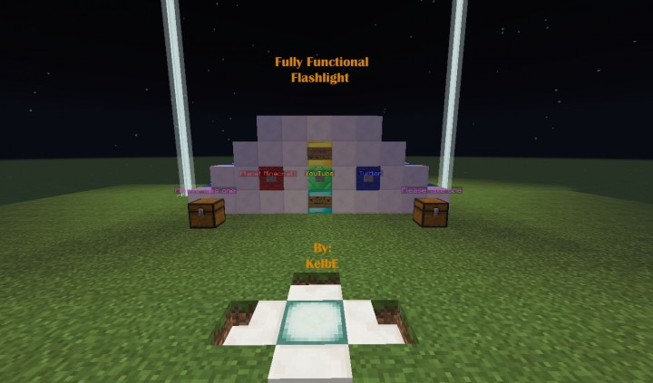 Flashlight in Vanilla Minecraft Minecraft Map