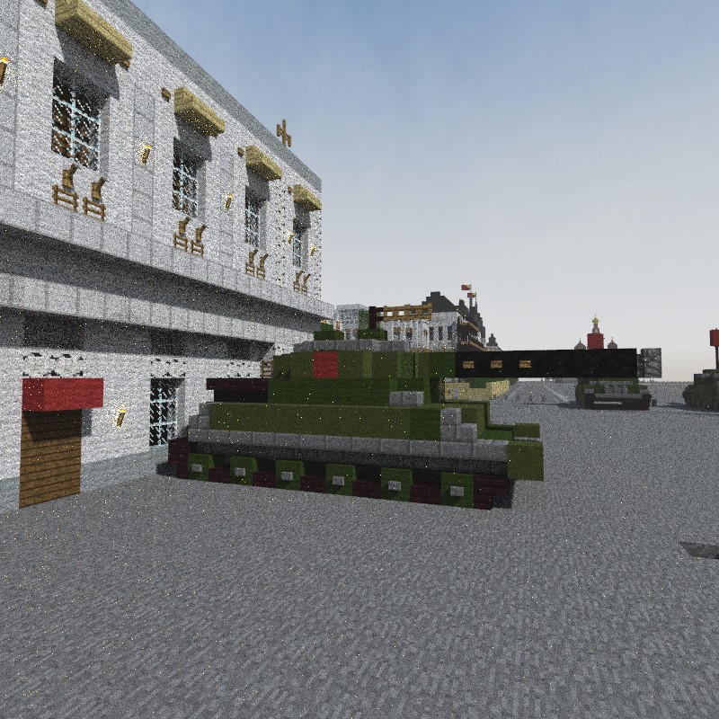 Soviet T-44 Medium Tank Minecraft Map