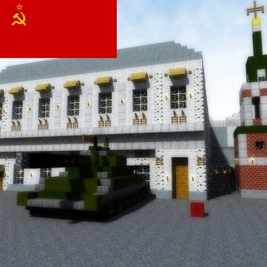 Soviet T-44 Medium Tank Minecraft Map
