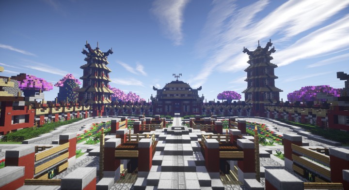 [Spawn / Factions] Cherry Blossom Minecraft Map